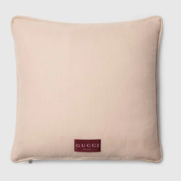 Gucci Gg Viscose Cushion - Neutral