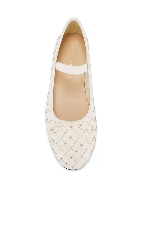 LOEFFLER RANDALL Leonie Ballet Flat - Cream