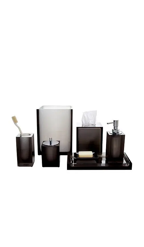 Jonathan Adler Hollywood Tray In Charcoal