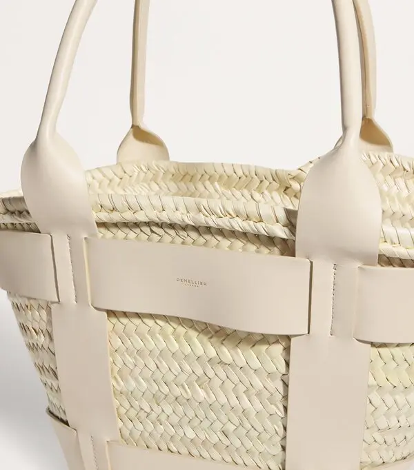 DEMELLIER Raffia Santorini Tote Bag