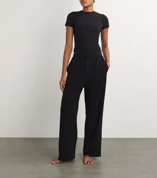 SKIMS Boyfriend Sweatpants - Black