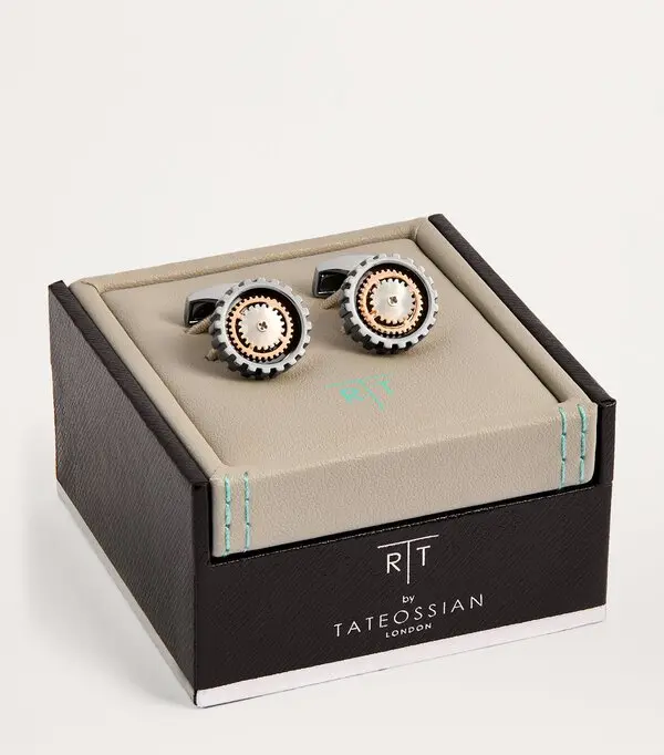Tateossian Rotare Gear Cufflinks