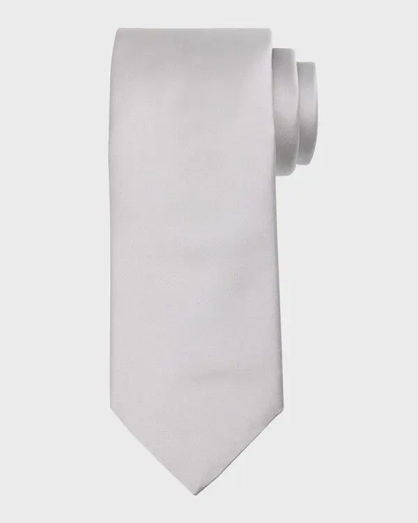 Canali Satin Silk Neck Tie