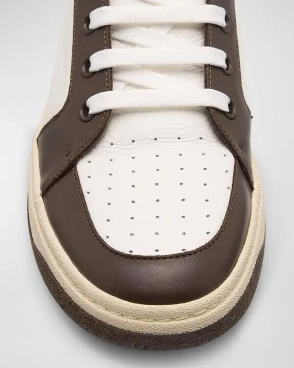 GIUSEPPE ZANOTTI Gz94 Leather Sneakers - White Brown