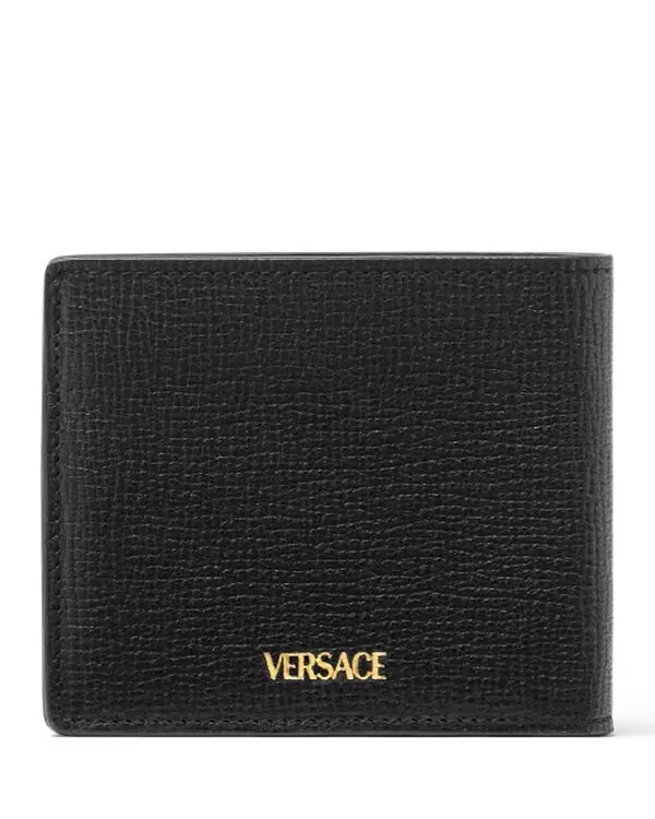 Versace Medusa Biggie Bifold Wallet - Black