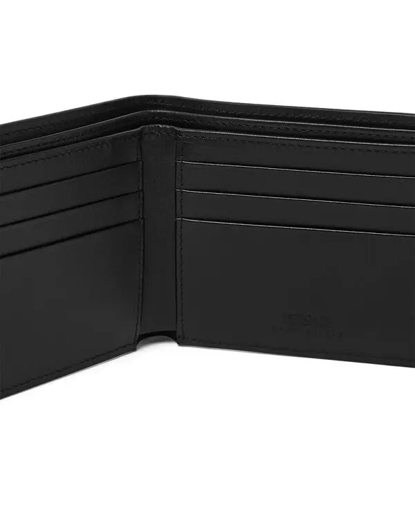 Versace Medusa Biggie Bifold Wallet - Black