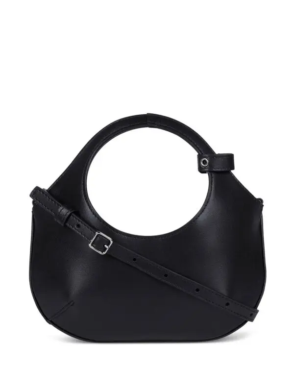 COURREGES Mini Holy Leather Tote - Black