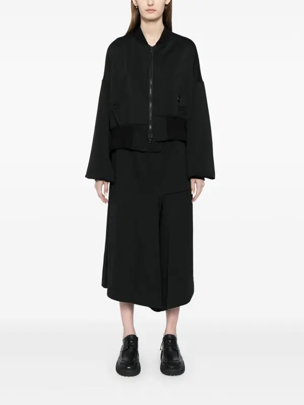 Yohji Yamamoto Asymmetric Drawstring Midi Skirt