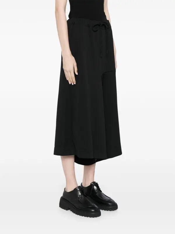Yohji Yamamoto Asymmetric Drawstring Midi Skirt