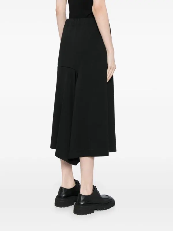 Yohji Yamamoto Asymmetric Drawstring Midi Skirt