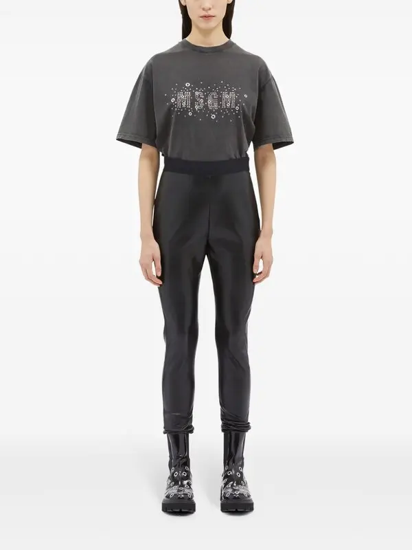 MSGM Skinny Leather Leggings