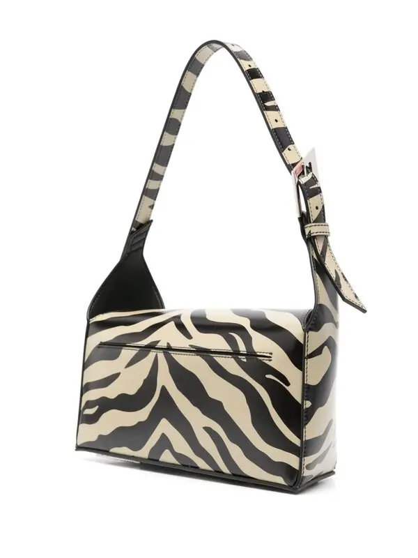 Attico 7/7 Zebra-print Shoulder Bag