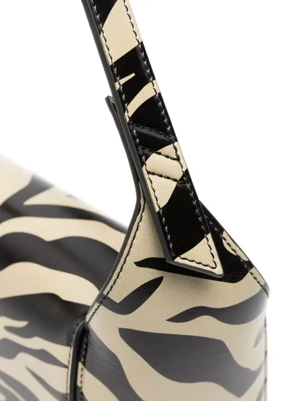 Attico 7/7 Zebra-print Shoulder Bag