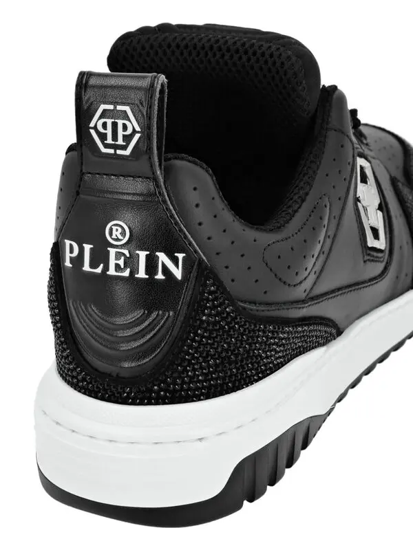 Philipp Plein Hexagon Crystal Low-top Sneakers