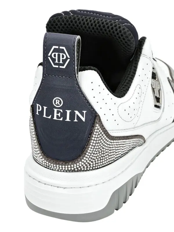Philipp Plein Hexagon Crystal Low-top Sneakers
