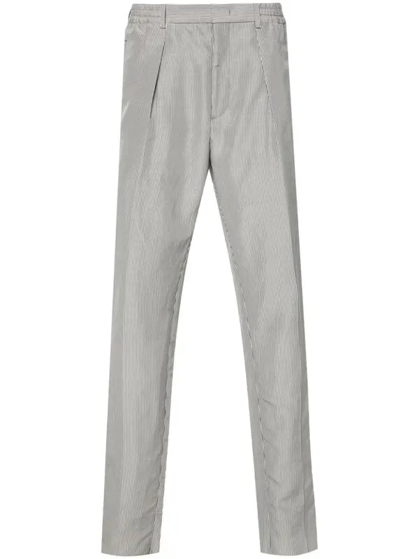 Fendi Tapered-leg Striped Trousers