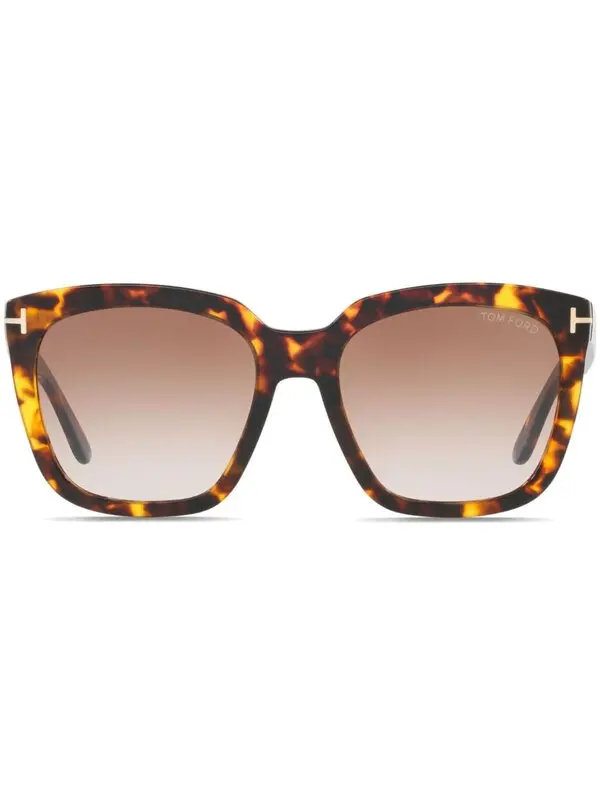 TOM FORD Amarra Square-frame Sunglasses - Brown