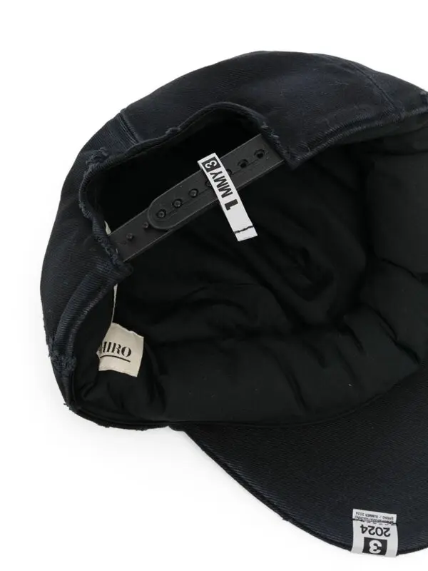 Mihara Yasuhiro Distressed Cotton Cap