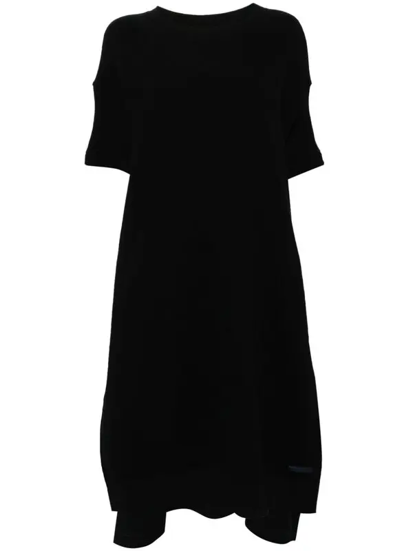 Yohji Yamamoto Side-slit Midi Dress
