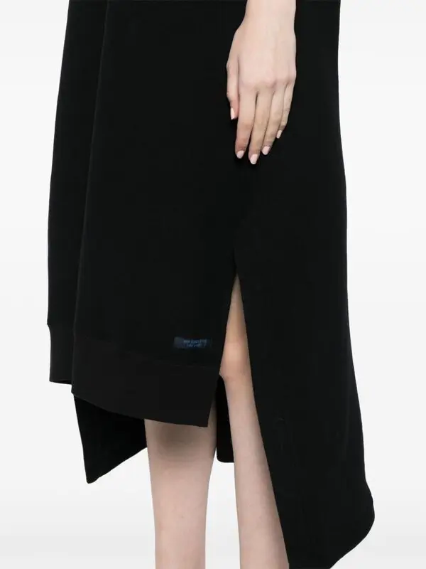 Yohji Yamamoto Side-slit Midi Dress