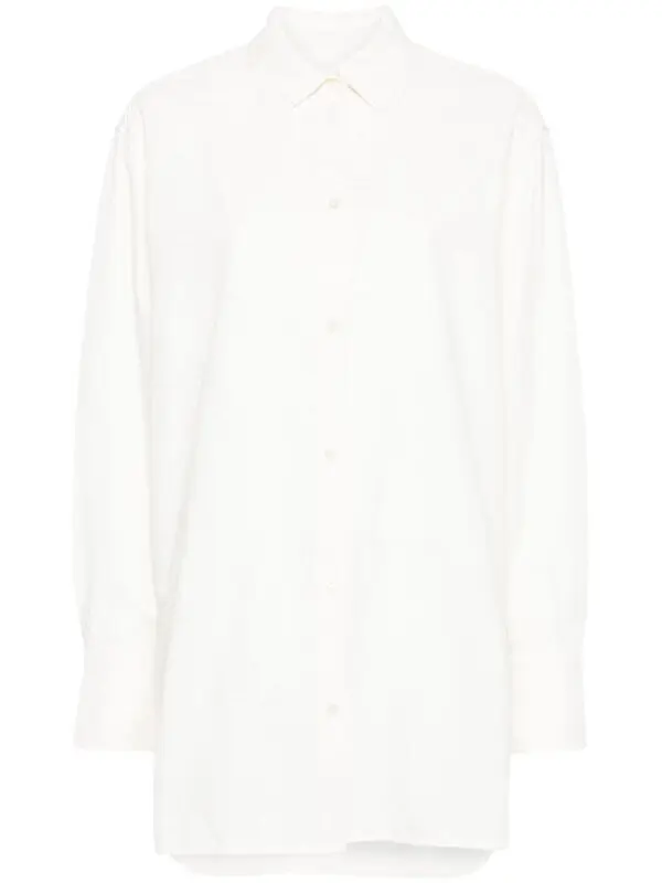 TOTEME Floral-jacquard Cotton Shirt