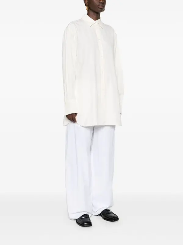 TOTEME Floral-jacquard Cotton Shirt