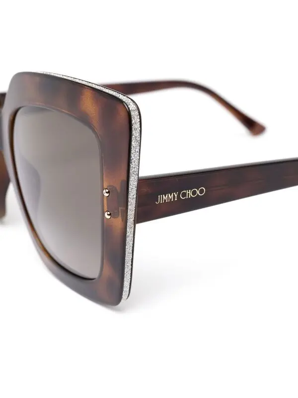 JIMMY CHOO Tortoiseshell Sunglasses