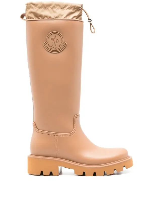 Moncler Kickstream Knee-high Boots - Brown
