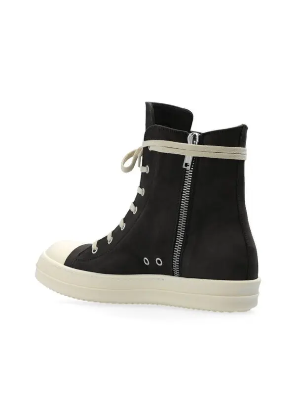 Rick Owens Lace-up Hi-top Trainers - Black