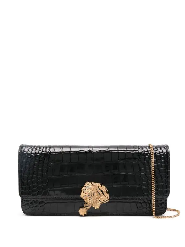 Roberto Cavalli Logo-plaque Clutch
