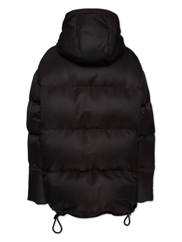 Dsquared2 Quilted Hooded Coat - Black