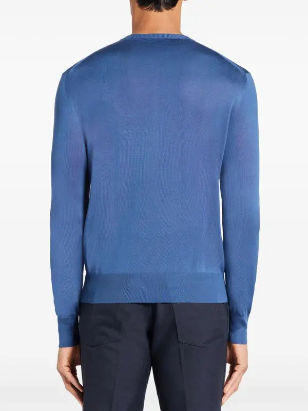 TOM FORD Henley Knitted Silk Top