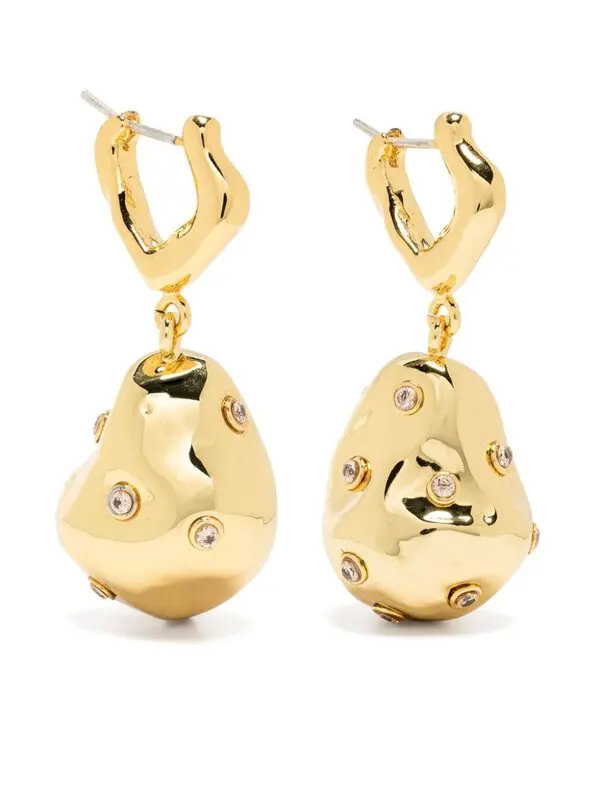 VANN JEWELRY Pierced Drop Earrings - Gold