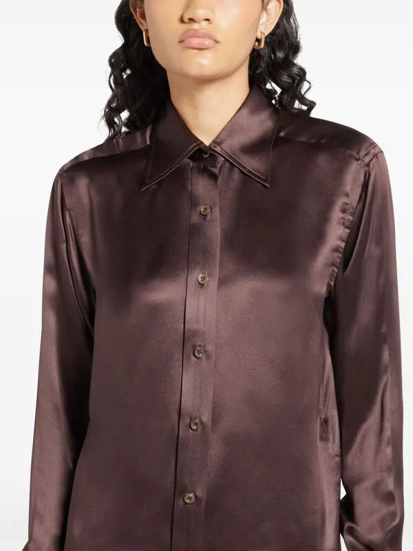 TOM FORD Buttoned Silk Shirt