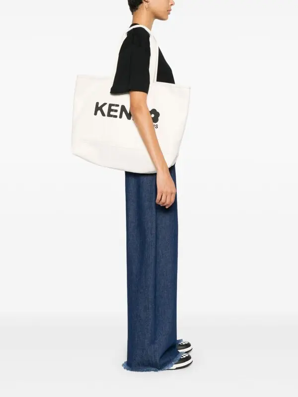 Kenzo Large Utility Tote - White