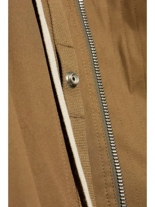 Rick Owens Hooded Padded Coat - Brown