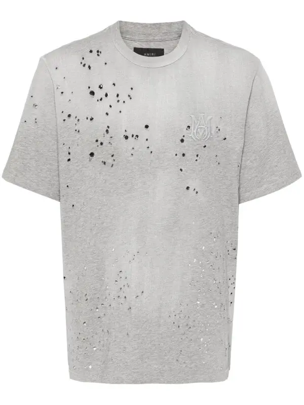 Amiri Shotgun Cotton T-shirt - Grey