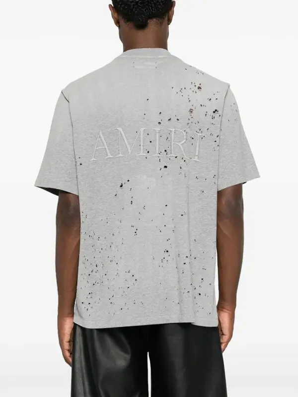 Amiri Shotgun Cotton T-shirt - Grey