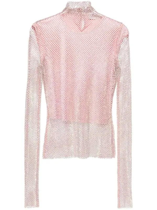 Sportmax Sequined Layered Top - Purple