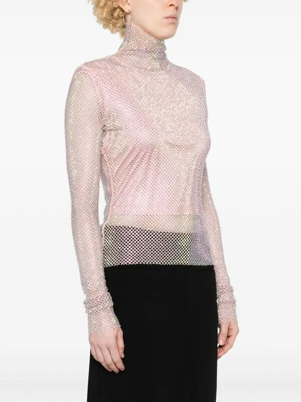 Sportmax Sequined Layered Top - Purple