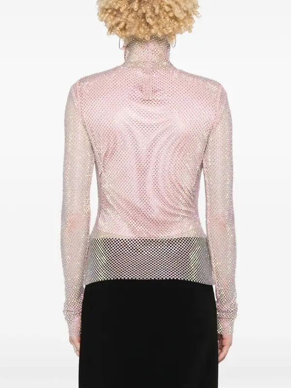 Sportmax Sequined Layered Top - Purple