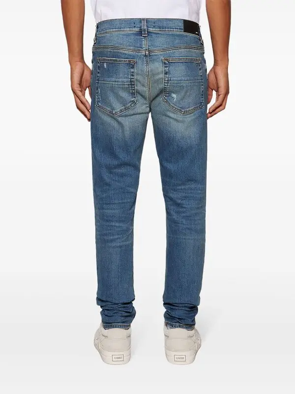 Amiri Low-rise Skinny Jeans - Blue