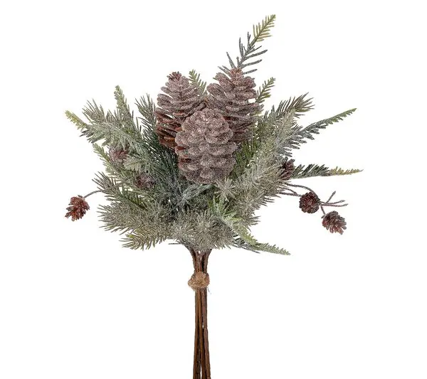 VALERIE PARR HILL 17' Snowy Pine With Cone Bundle Valerie - One-color