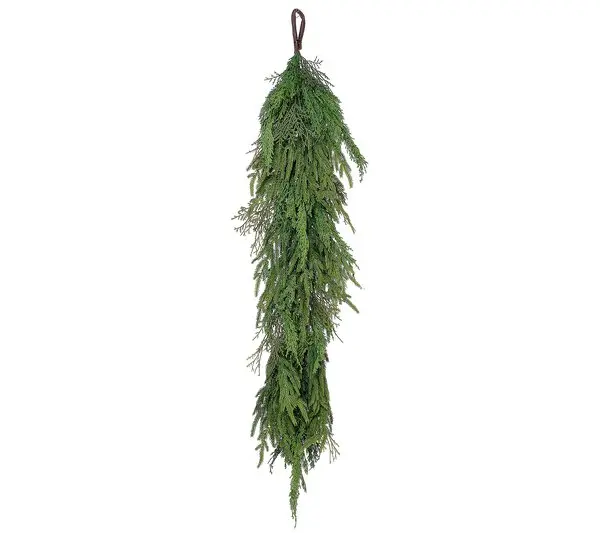 VALERIE PARR HILL 48' Cyprus Norfolk Pine Garland Valerie - One-color