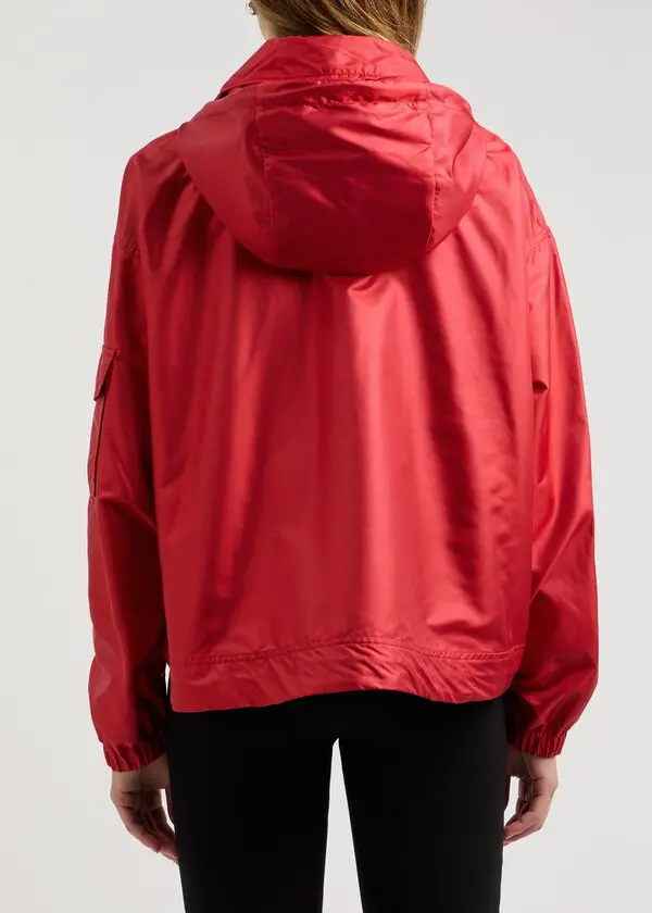 Moncler Hemar Nylon Parka - Red
