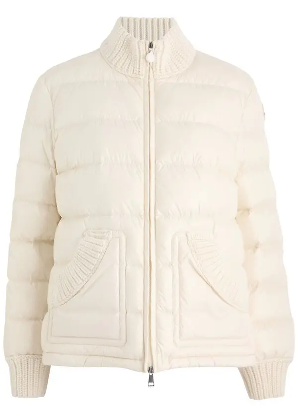 Moncler Arcelot Quilted Jacket - Off White