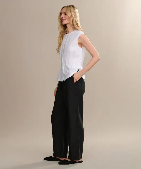Jenni Kayne Linen Logan Pant - Black