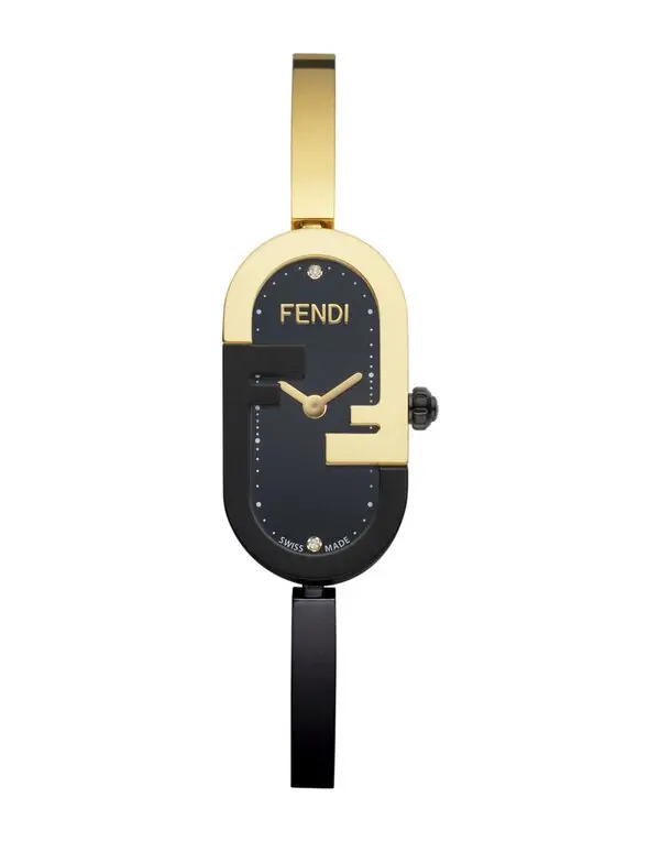 Fendi O'Lock Diamond Watch Wrist Watch Multicolored Stainless