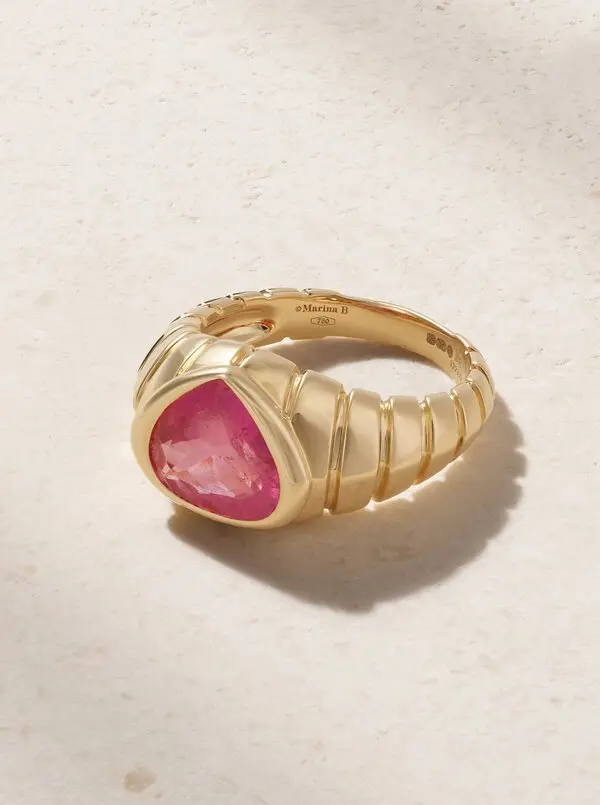 Marina B 18-karat Rubellite Ring - Gold