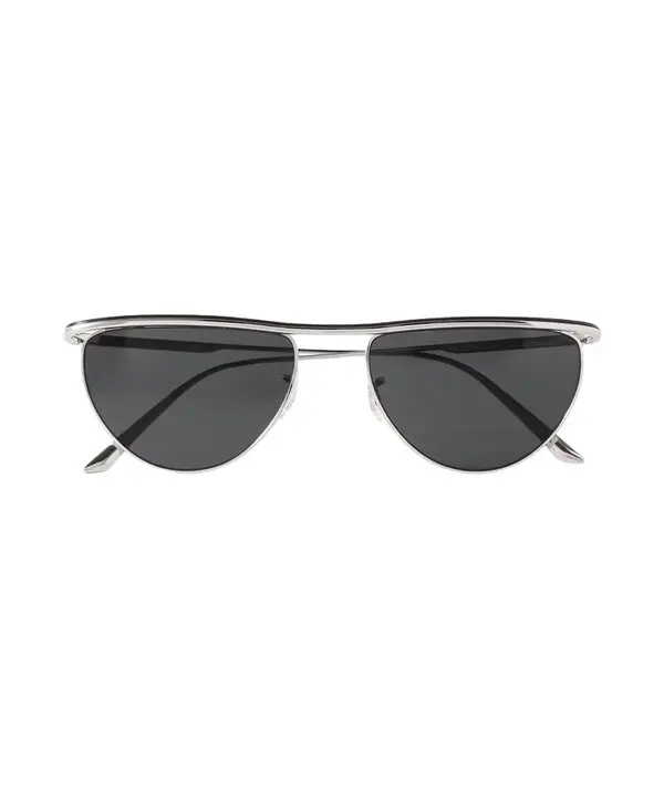 Oliver Spencer Khaite Cat-eye Sunglasses - Silver